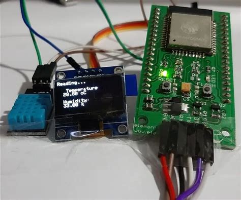 Мониторинг погоды с помощью Esp32dht11oledthingspeak 7 шагов Как