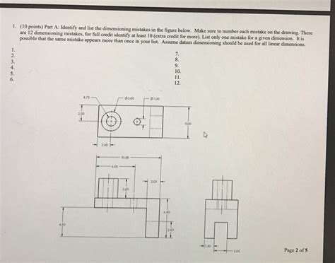 solved 1 10 points part a identify and list the