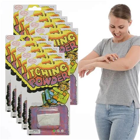Itching Powder 10pcsset Prank Itching Powder Props Novelty Funny Gag