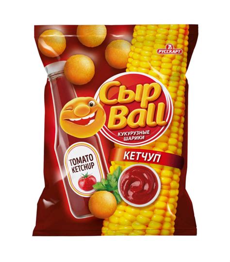 СырBall кукурузные шарики со вкусом кетчуп 45г х 24шт