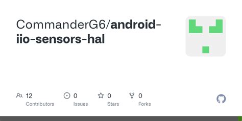 Github Commanderg6android Iio Sensors Hal