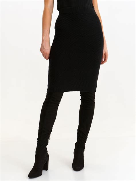 Плетена пола с дължина до коляното Trendo Bg