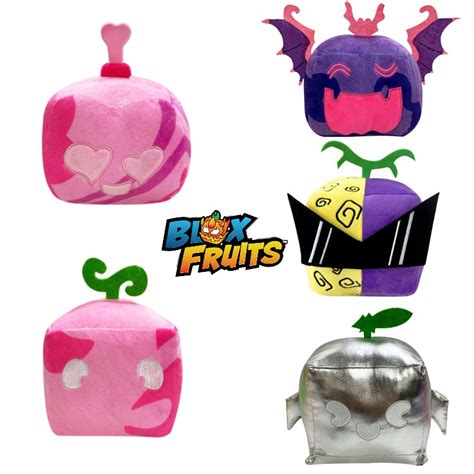Cute Blox Fruits Plush Toy Cartoon Adventure Game Soft Stuffed Kawaii