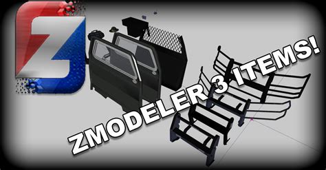 Police Car Accessories Zmodeler3 Resource