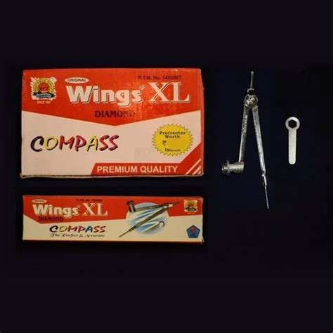 Wings Metal Geometry Compass Box At ₹ 67box In New Delhi Id 17894405433