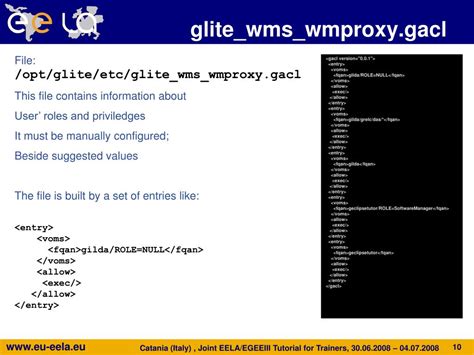 PPT GLite WMS Installation And Configuration PowerPoint Presentation ID