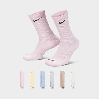Nike Everyday Plus Cushioned Crew Socks 6 Pack Multi Color Jd Sports