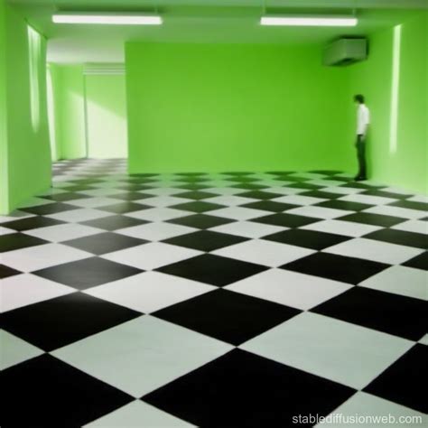 Chequered Floor In Liminal Space Stable Diffusion Online
