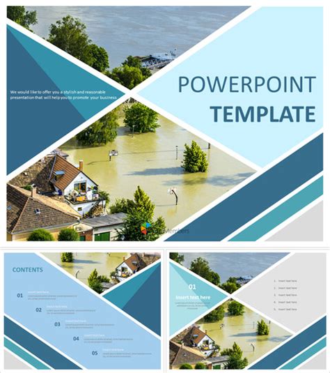 Flood PPT Templates Slide Members