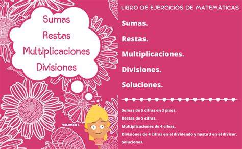 Sumas Restas Multiplicaciones Divisiones Volumen 6 Sumas De 5