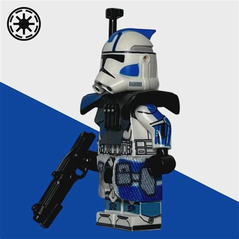 Lego Star Wars 501st Legion Clone Trooper Battle Pack 8x Custom
