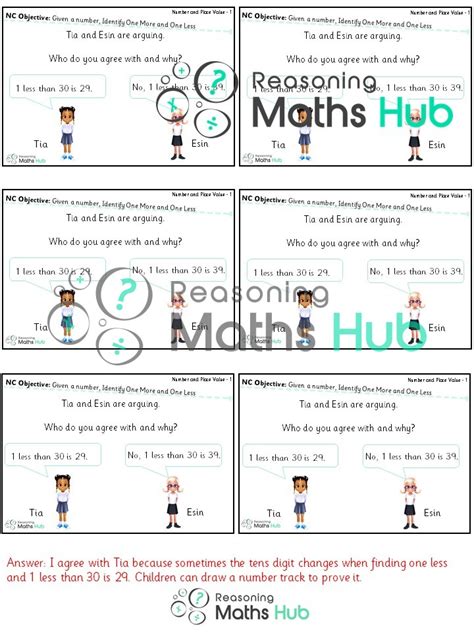 Given A Number Identify One More And One Less Master The Curriculum