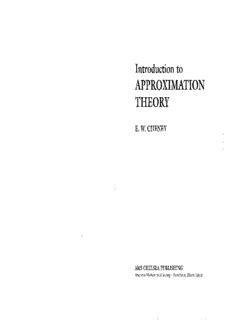 Introduction To Approximation Theory PDF