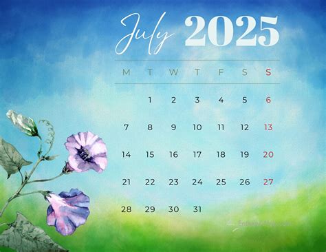 July 2025 Calendar Wallpapers Top Free July 2025 Calendar Backgrounds