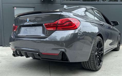 F32 F33 F36 428 430 Diffuser Black Gloss Premium Car Styling Parts