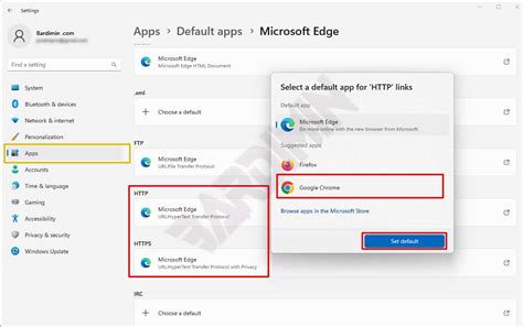 Windows Default Browser