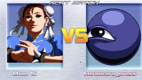 Mugen Kuromaru Vs Chun Li Monster Attacks Pc Gameplay Youtube