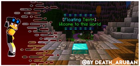 Floating Text Minecraft Pe Addon