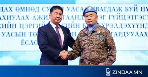 Өмнөд Суданд үүрэг гүйцэтгэсэн энхийг сахиулагчдыг шагнав