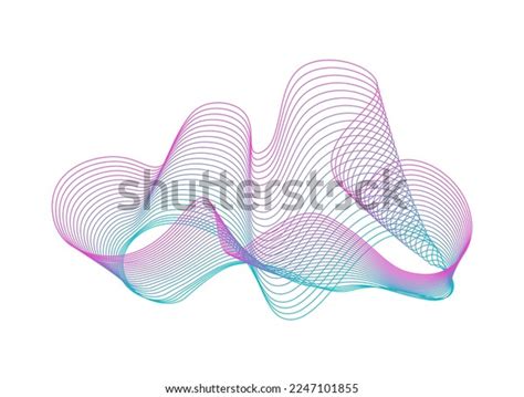 Abstract Geometric Shapes Trending Futuristic Line Stock Vector Royalty Free 2247101855