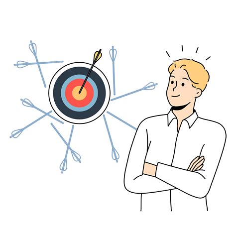 화살표로 사업가 적중 목표 남성 실업가 표적 Png 일러스트 및 벡터 에 대한 무료 다운로드 Pngtree