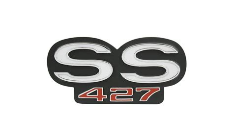 1966 1967 Chevrolet Chevelle Grille Rear Body Emblem “ss 427” 66