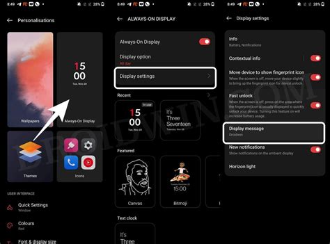 How To Add A Custom Text In Always On Display Aod Droidwin