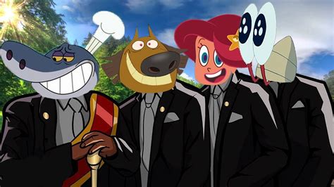 Zig And Sharkoand Turning Red Coffin Dance Meme Astronomia Cover