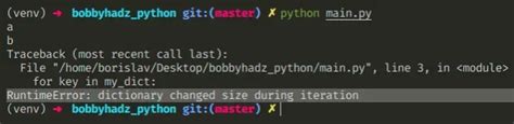 RuntimeError Dictionary Changed Size During Iteration Bobbyhadz