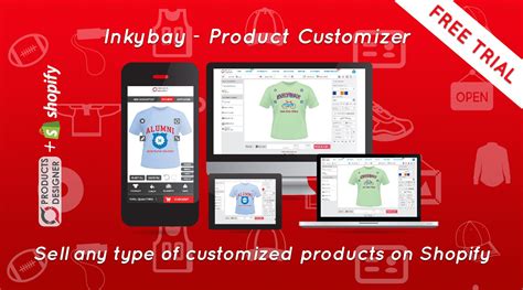 now available inkybay product customizer app for shopify with 21