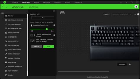 razer huntsman v2 key sensitivity issue r razer