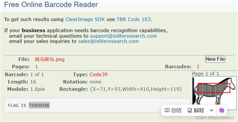 Ctf笔记—杂项篇（斑马条形码）banmabanma Ctf Csdn博客