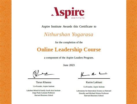 Nithurshan Yogarasa On Linkedin Aspireleadersprogram