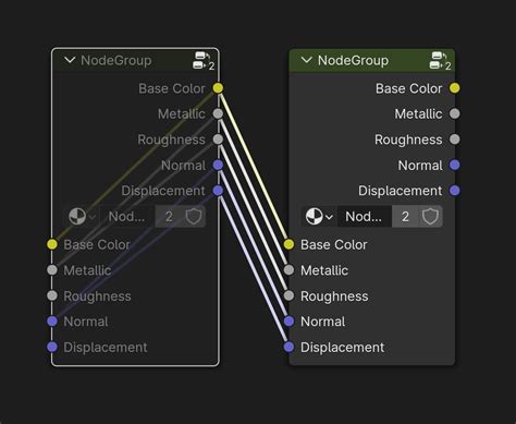 123427 Muted Nodegroup Input Output Sockets And Panel Ui Blender Blender Projects