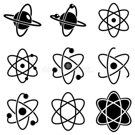 Atom Icon Vector Stock Vector Illustration Of Nuclear 280149052