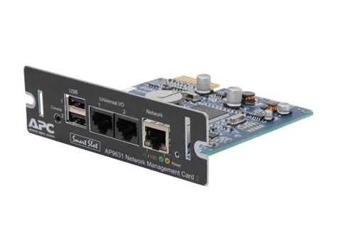 APC AP9631 UPS Network Management Card 2 with Environmental Monitoring ...