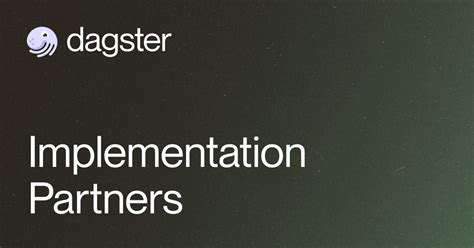 Implementation Partners Dagster