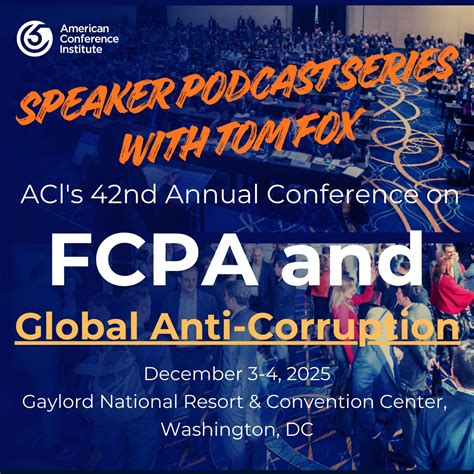Aci Fcpa Conference Speaker Preview Series Michael Harper On Reading The Tea Leaves For Fcpa