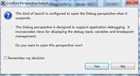 this debug perspective is designed to support application debugging it