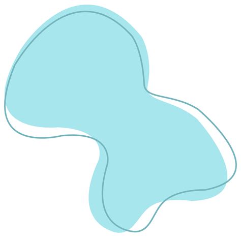 Abstract Blue Blob Element 9376706 Png