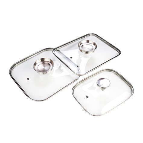 China Square Tempered S S Glass Lid Manufacturer And Supplier Xianghai