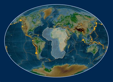 African Tectonic Plate Physical Fahey Oblique Earthquakes And Stock Illustration