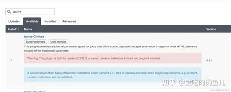 Jenkins 23461 Or Higher Required异常，如何在不升级jenkins的情况下安装插件呢？ 知乎