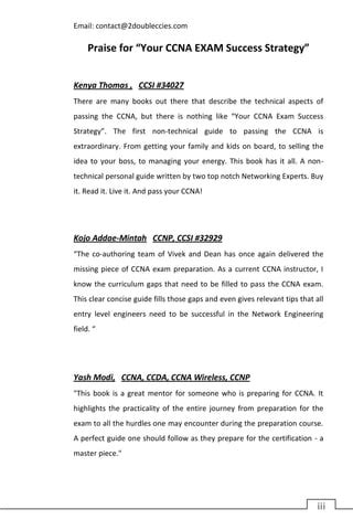 Your Ccna Exam Success Strategy For Routing And Switching PDF
