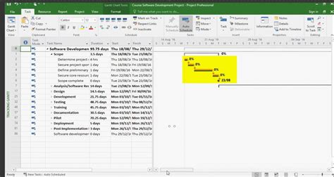 Microsoft Project Tutorial Introduction To Baselines