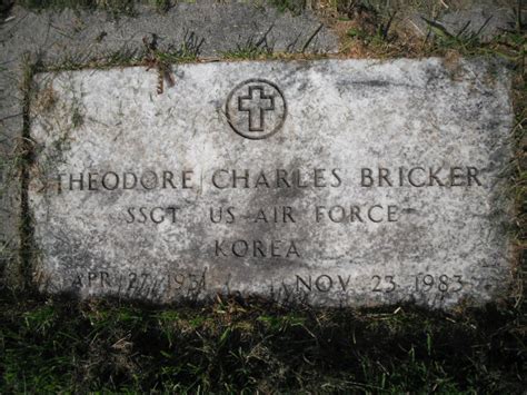 Theodore Charles Ted” Bricker 1931 1983 Find A Grave Memorial