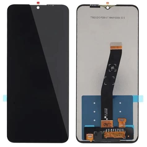 Ecran Complet Lcd Et Tactile Noir Sans Châssis Pour Tcl 20e