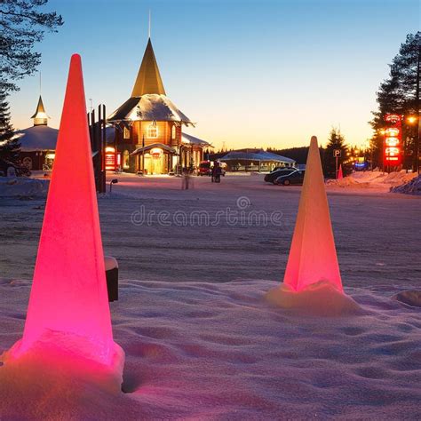 Santa Claus Holiday Village Lapland Scandinavia Editorial Photo Image