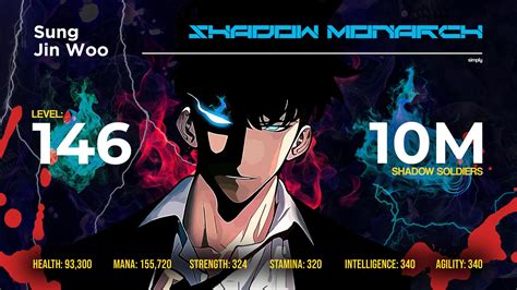 Solo Levelling Sung Jin Woo Shadow Monarch Gfx By Theoriginalyeet On