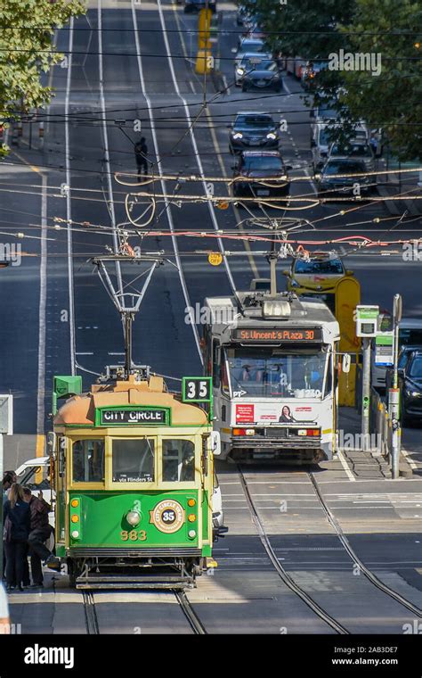 Australia Victoria Melbourne April 11 2019 Melbourne City Circle